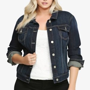 torrid | Jackets & Coats | Torrid Dark Wash Jean Jacket Sz X 1416 ...